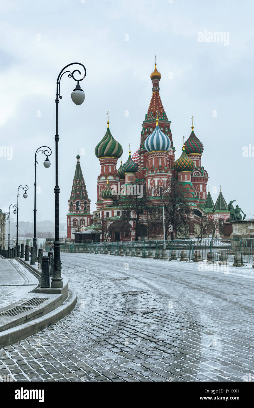 Russia, Moscow, Red Square, St. Basil's Cathedral Stock Photo - Alamy