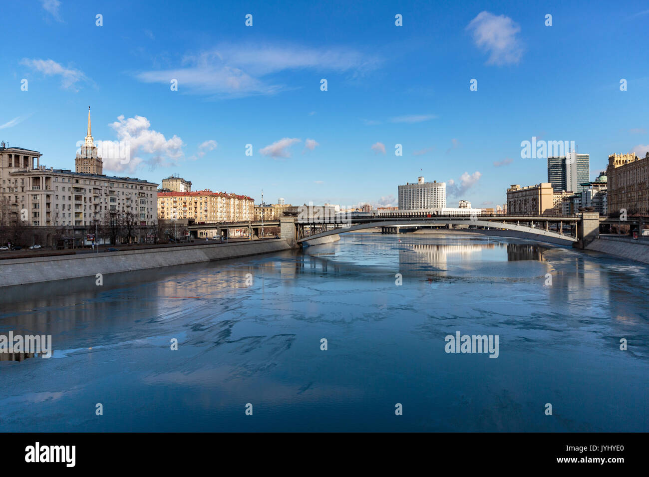 Russia, Moscow, the Moskva river Stock Photo - Alamy
