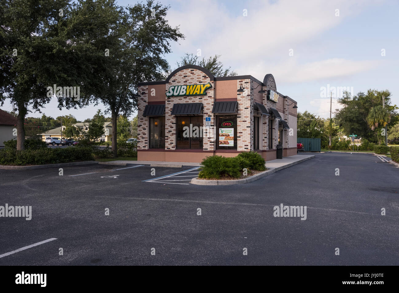 Subway Sandwich Store in Lady Lake, Florida USA Stock Photo - Alamy