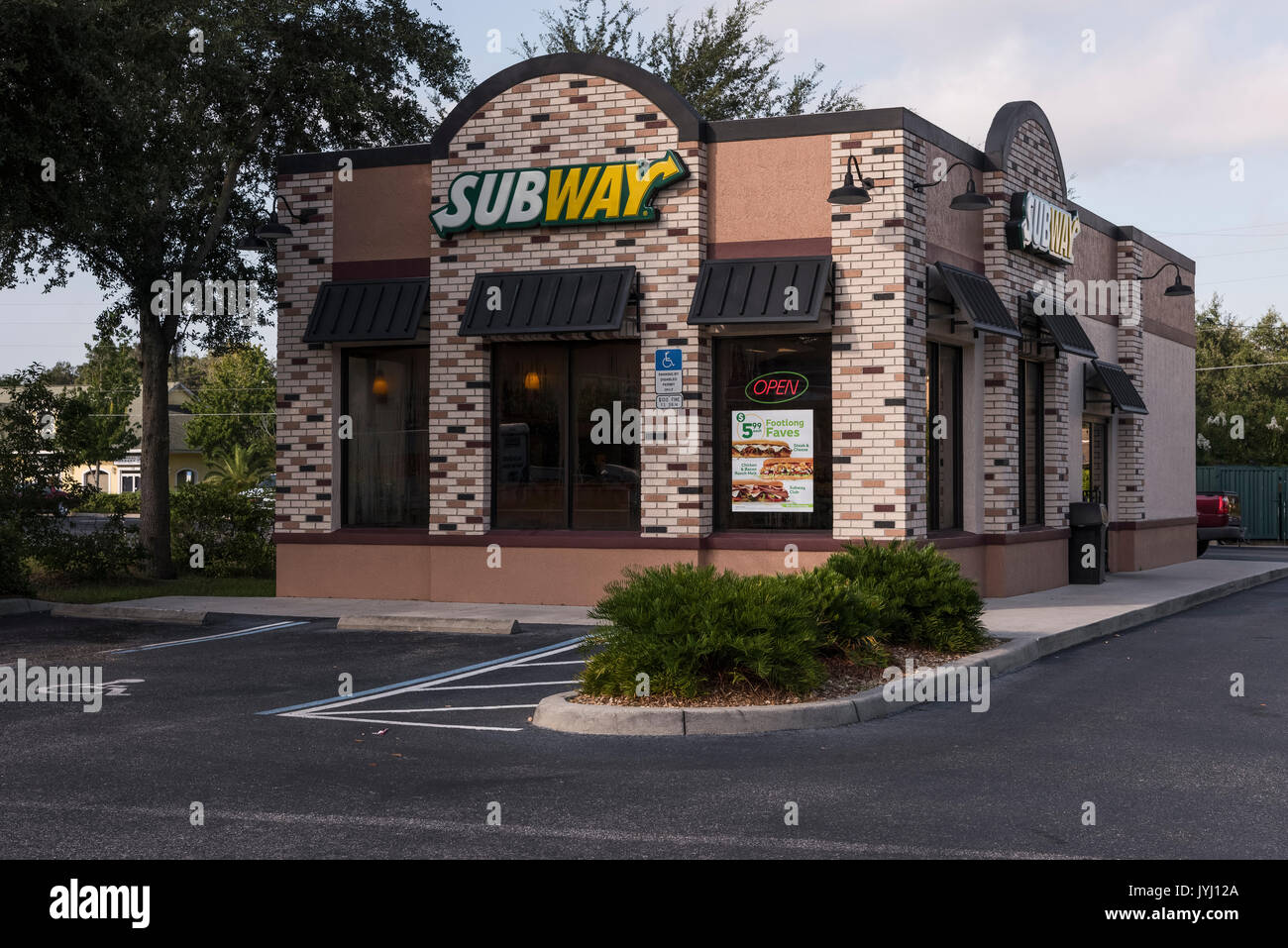 Subway Sandwich Store in Lady Lake, Florida USA Stock Photo - Alamy