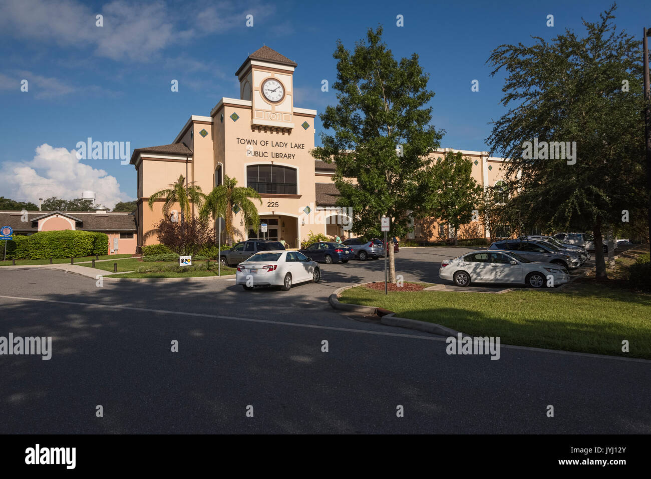 Town of Lady Lake Florida Public Library Stock Photo - Alamy