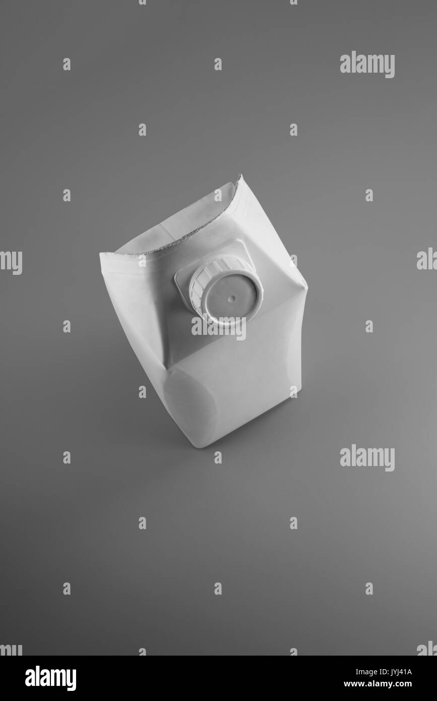 pattern white packaging for design on gray background Stock Photo - Alamy