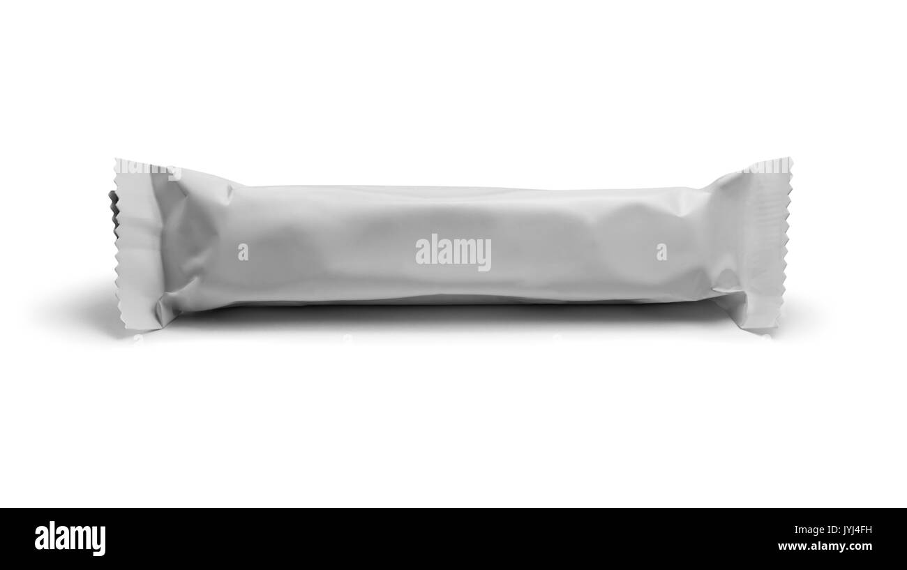 pure white blank plastic packaging for snacks Stock Photo - Alamy