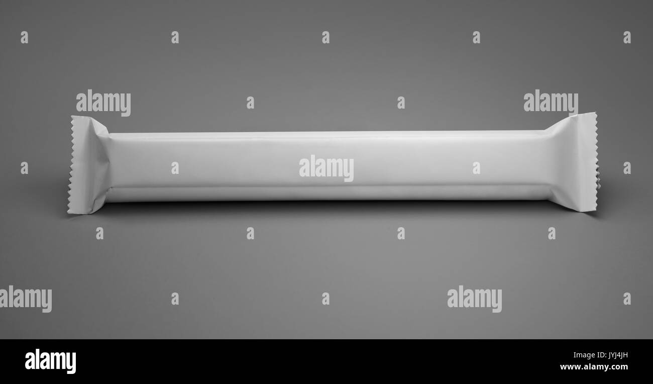 pure white blank plastic packaging for snacks Stock Photo - Alamy