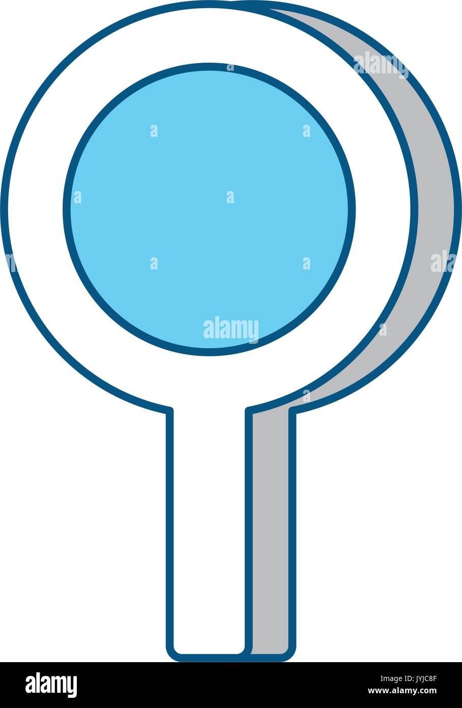 Magnifying glass lupe Stock Vector Image & Art - Alamy