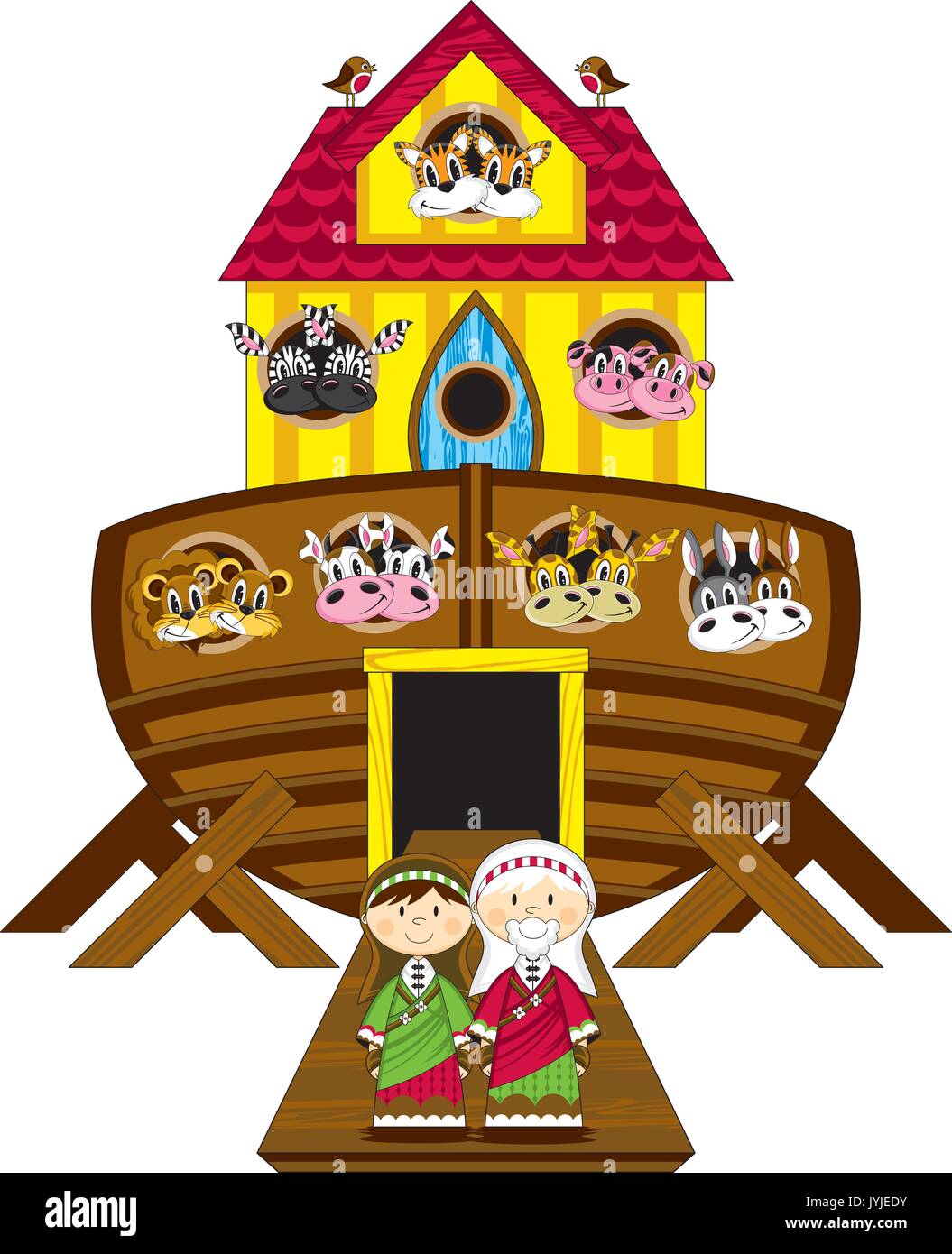 Noah And His Family Clipart