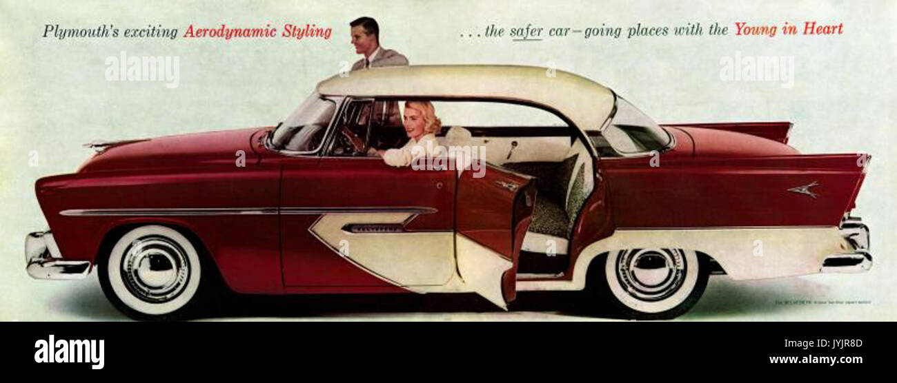 56 Plymouth Belvedere 2 Door Stock Photo - Alamy