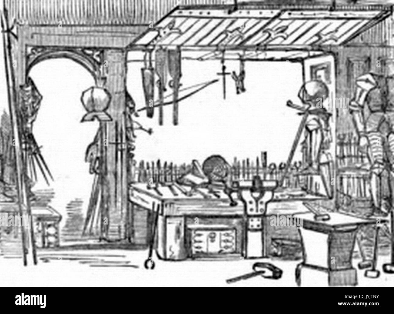 Armor workshop medieval hi-res stock photography and images - Alamy