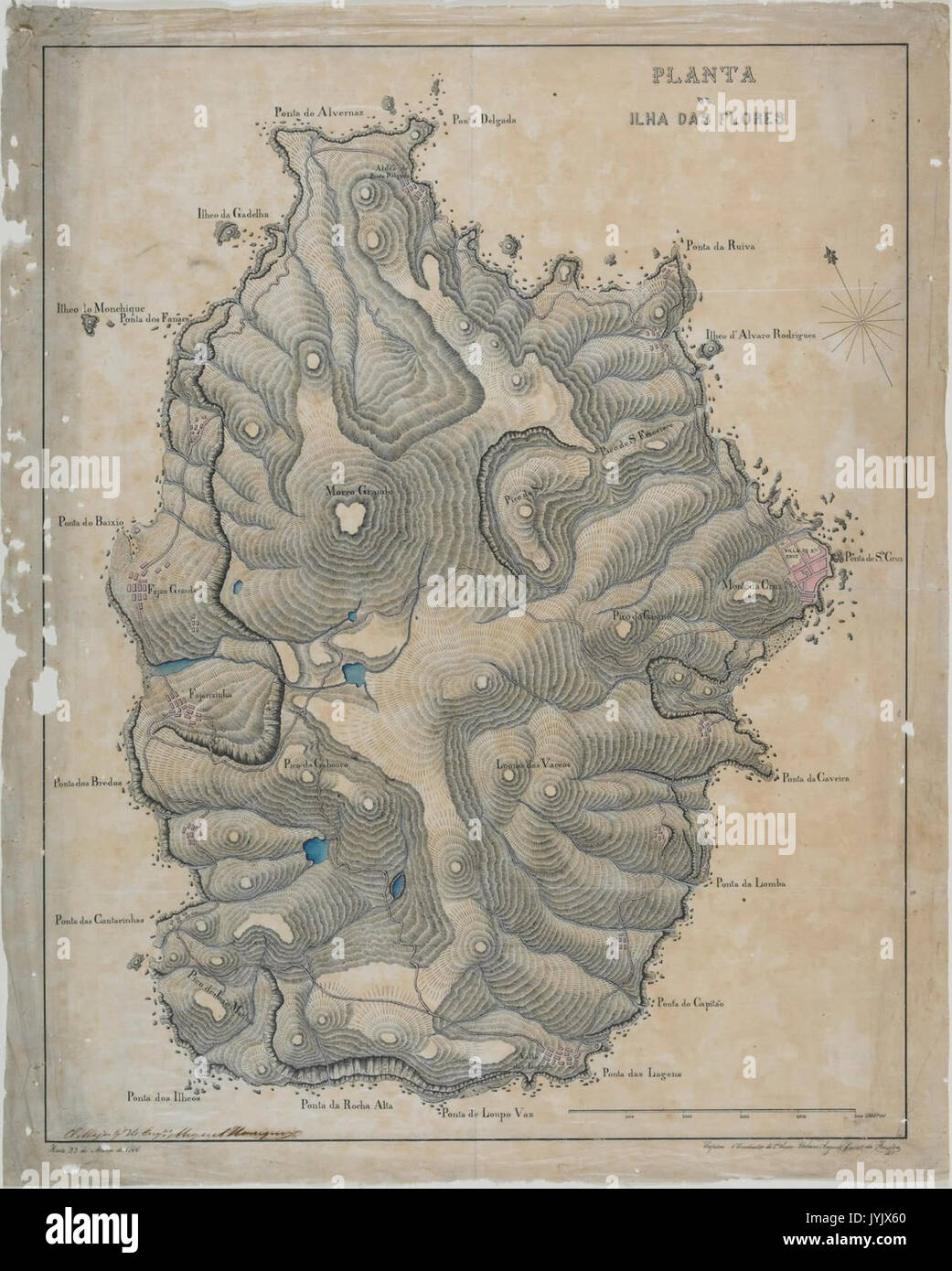Flores mapa hi-res stock photography and images - Alamy