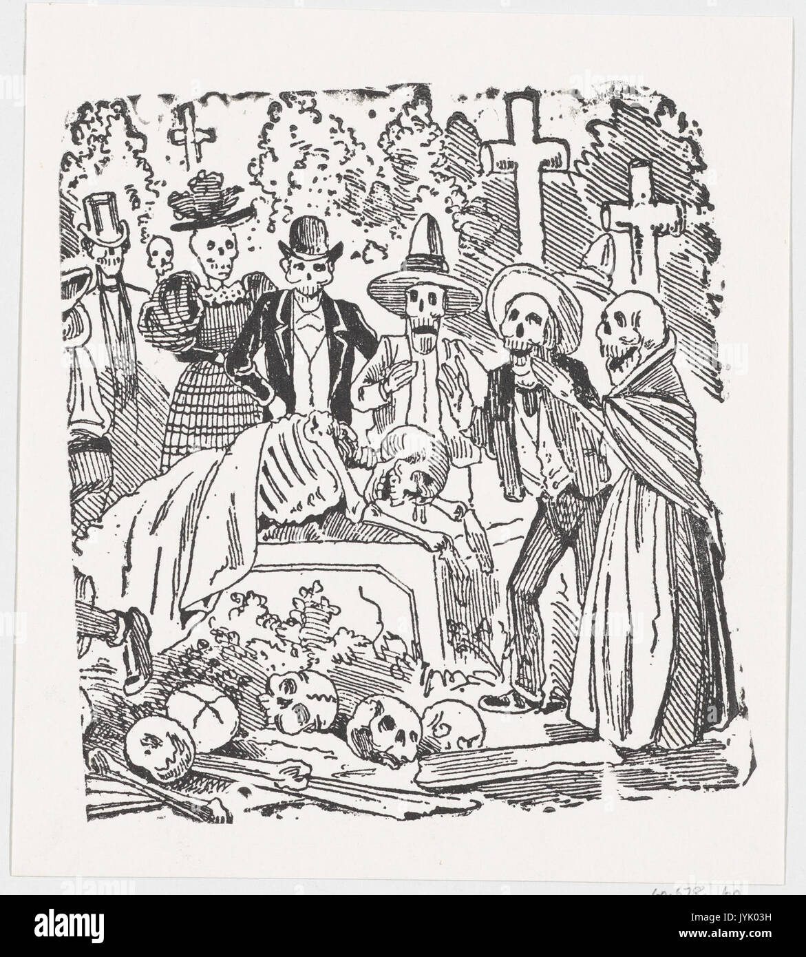 Skeleton from ancient cemetery in hi-res stock photography and images ...