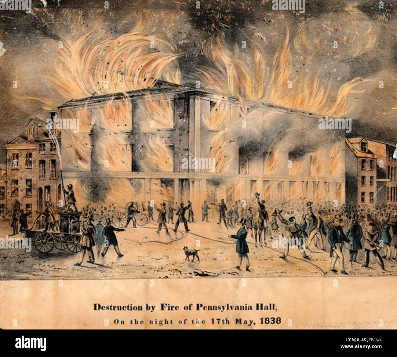 Pennsylvania hall fire hi-res stock photography and images - Alamy