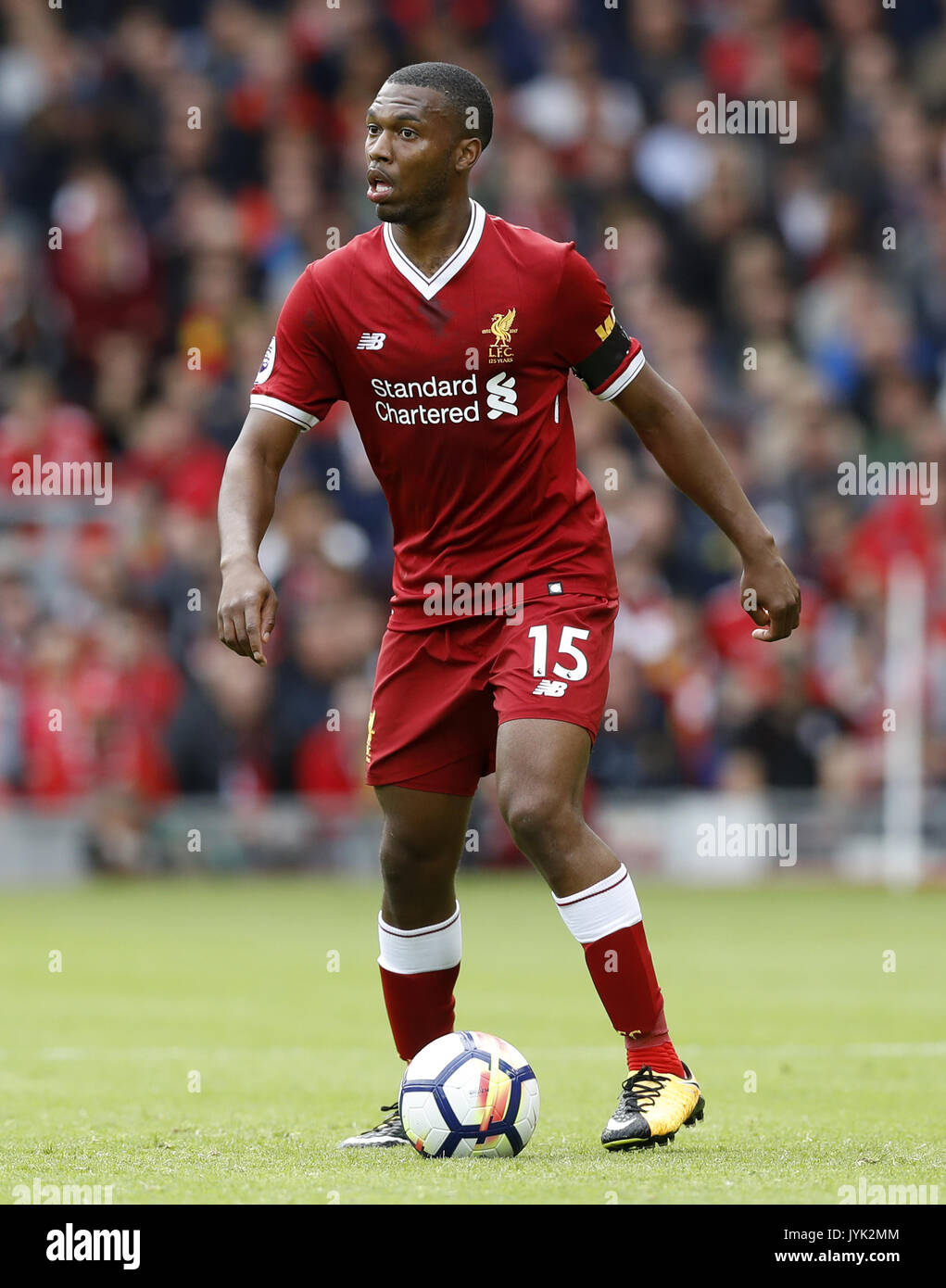 Liverpool's Daniel Sturridge during the Premier League match at Anfield ...