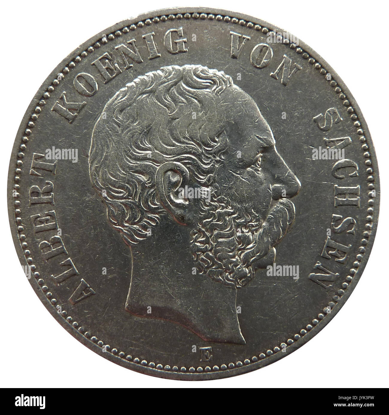 5 Mark Sachsen Albert Stock Photo - Alamy