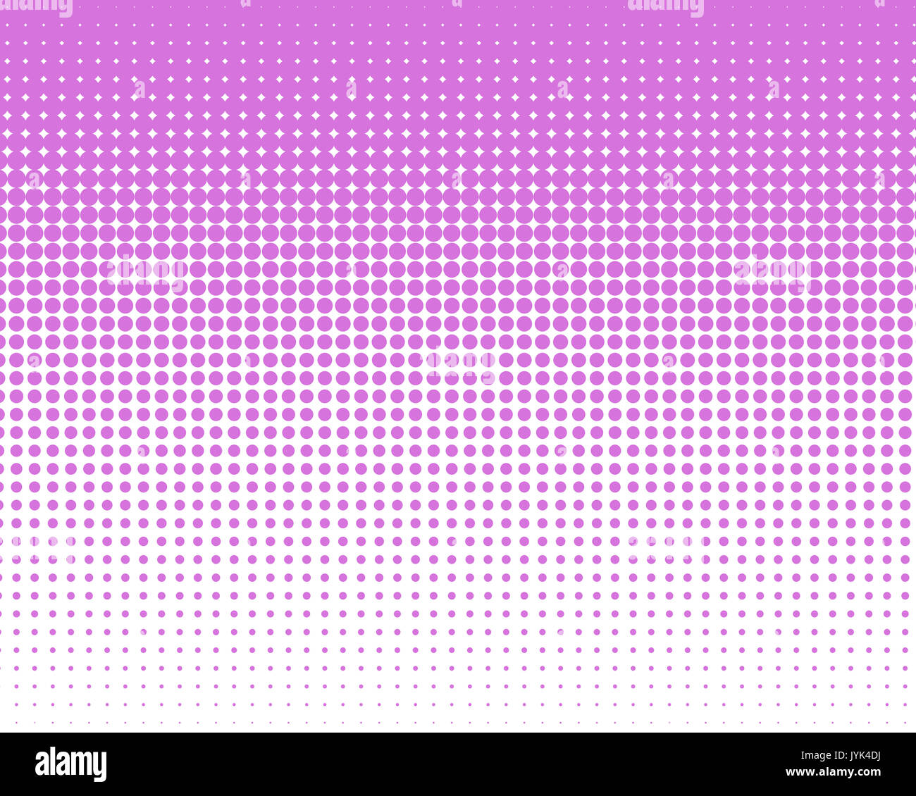 Vertical gradient pink halftone dots background. Pop art template ...