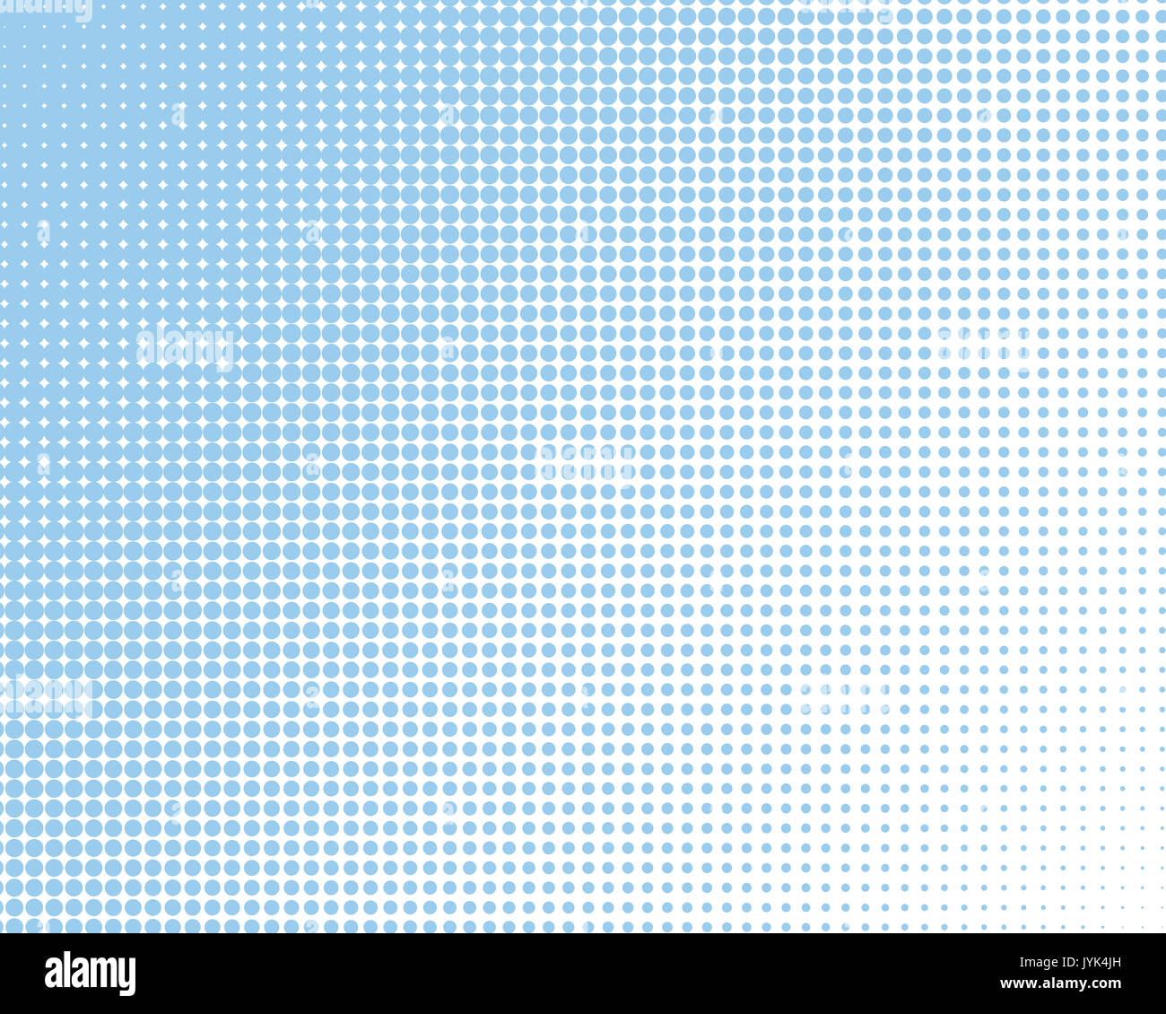 Vertical gradient blue halftone dots background. Pop art template ...