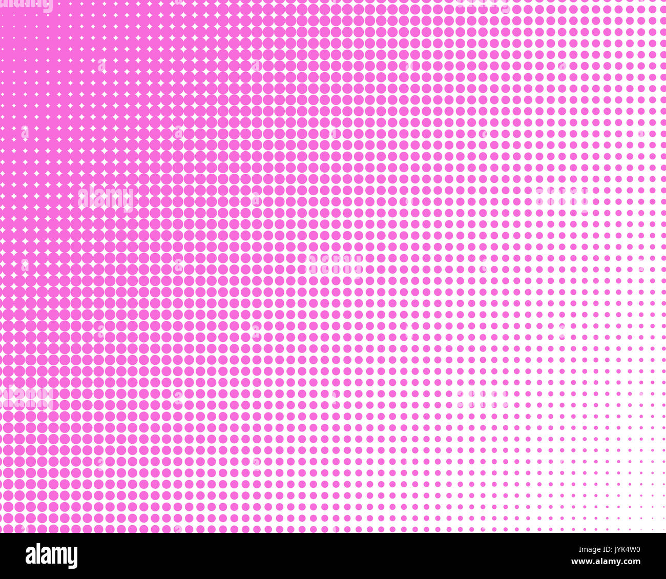 Vertical gradient pink halftone dots background. Pop art template ...