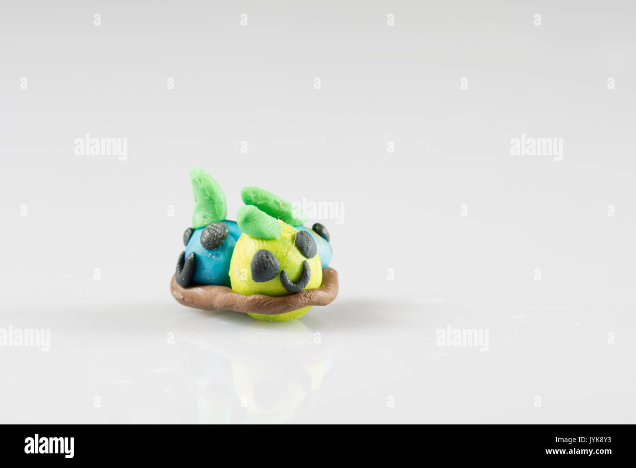 Plasticine figures, children's play, fairy-tale characters, white ...