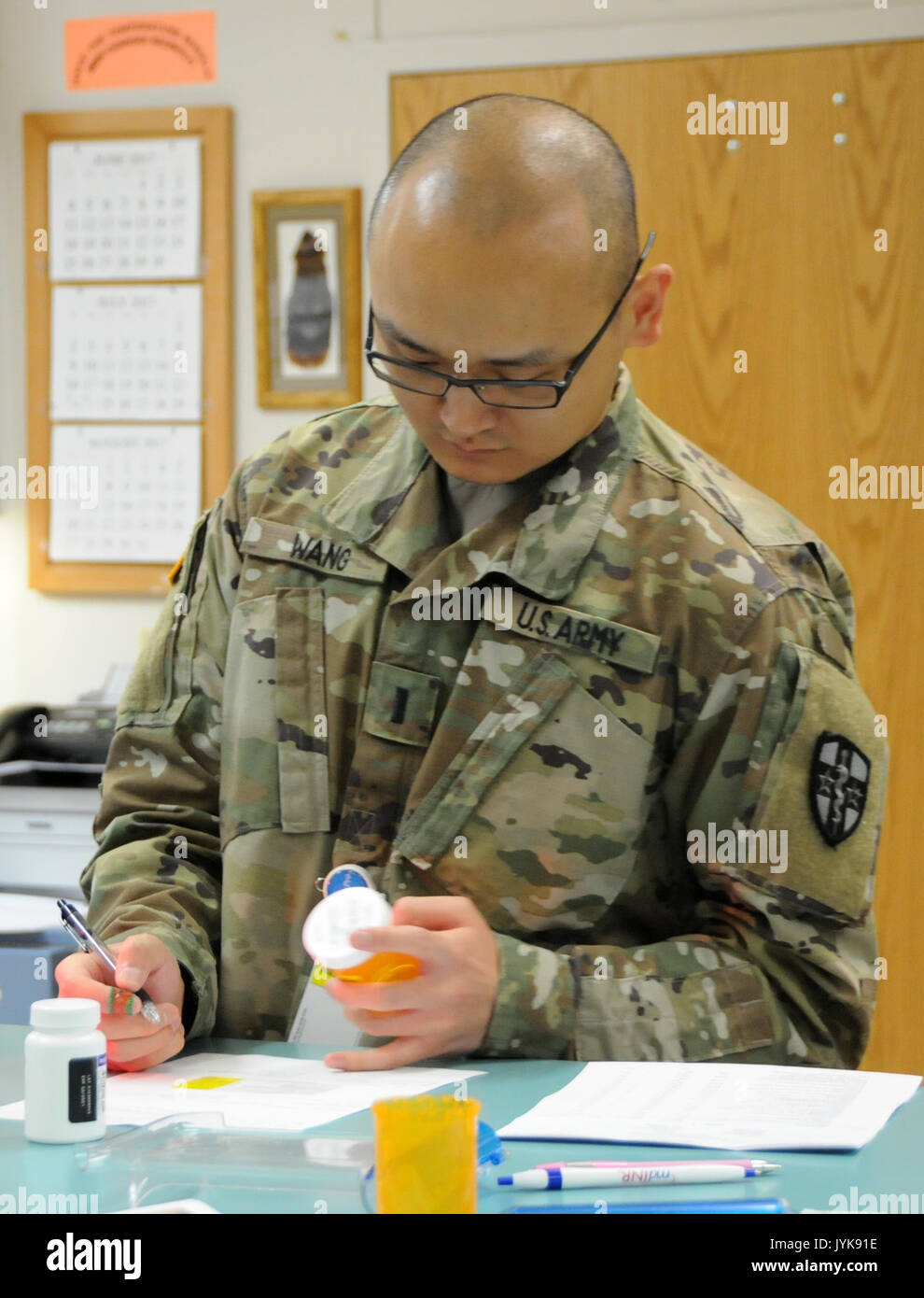 1st Lt. Yangli Way, a pharmacist assigned to Army Reserve Medical ...