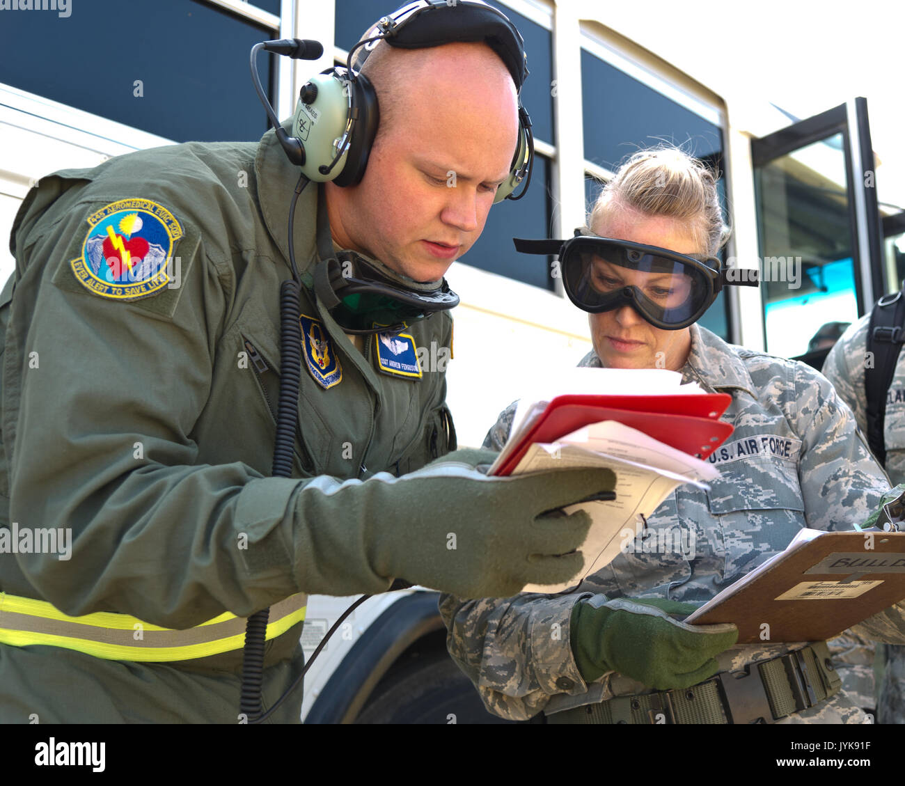 U.S. Air Force Staff Sgt. Andrew Ferguson, charge medical technician ...