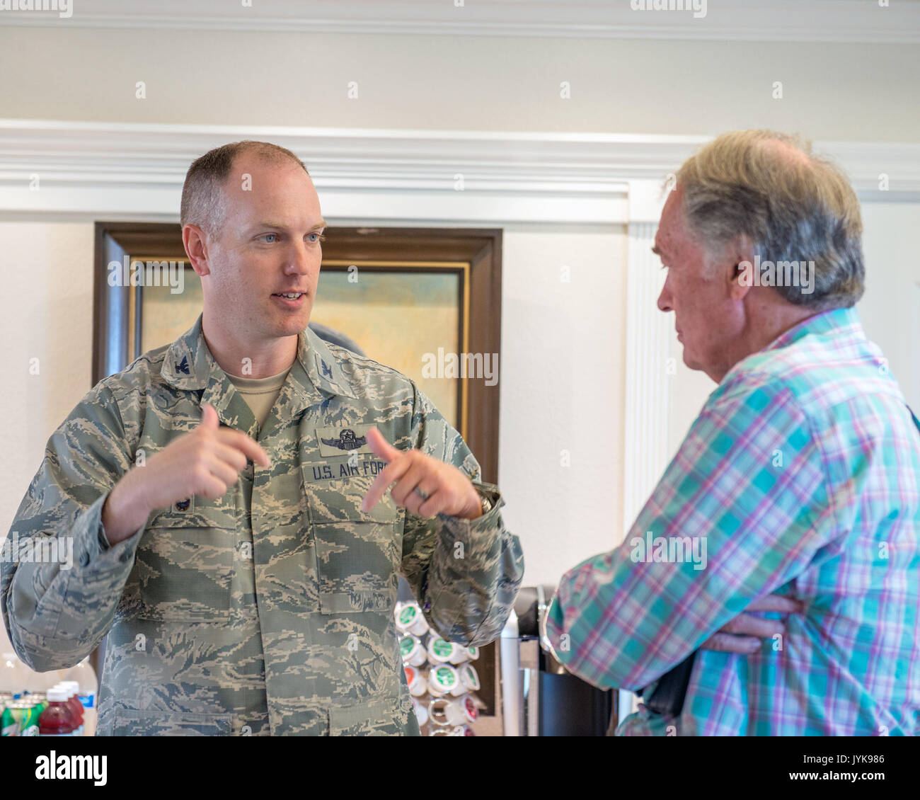 U.S. Air Force Col. Matthew Leard, 60th Air Mobility Wing vice ...
