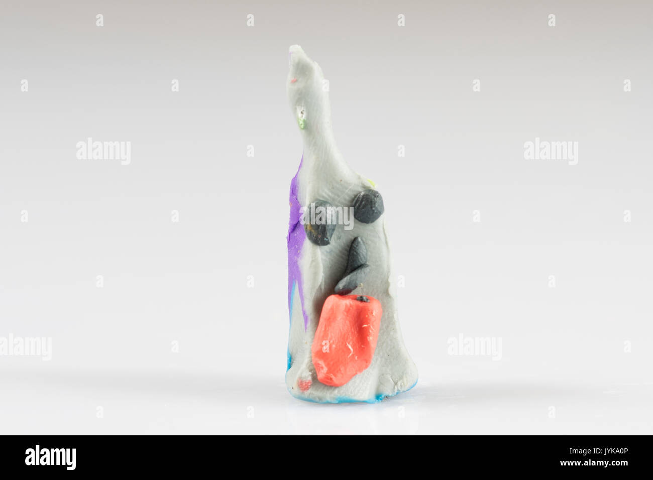 Plasticine figures, children's play, fairy-tale characters, white ...