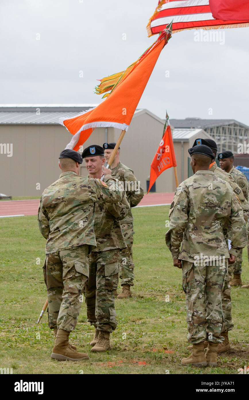 U.S. Army Lt. Col. Nicholas E. Prisco, Commander, 39th Signal Battalion ...