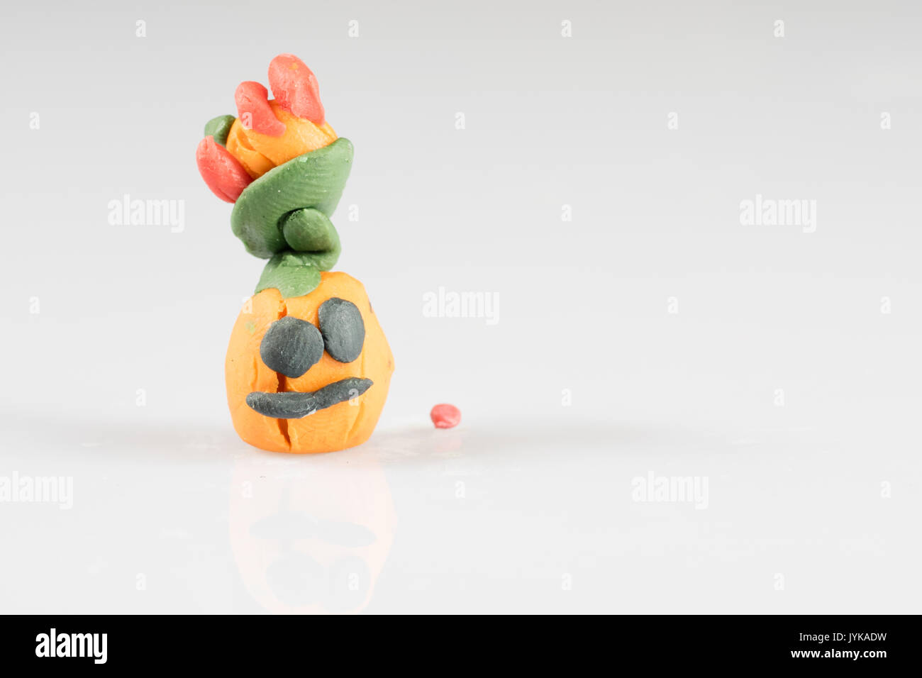 Plasticine figures, children's play, fairy-tale characters, white ...