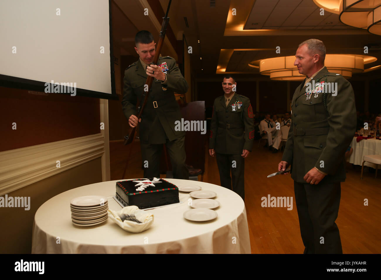 U.S. Marine Corps Brig. Gen. Benjamin T. Watson, left, assistant ...