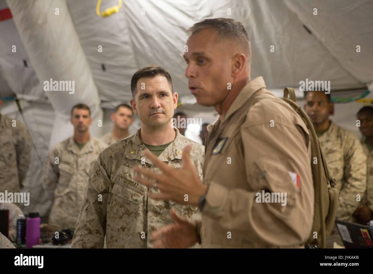 U.S. Marine Corps Maj. Gen. Matthew Glavy, commanding general, 2nd ...