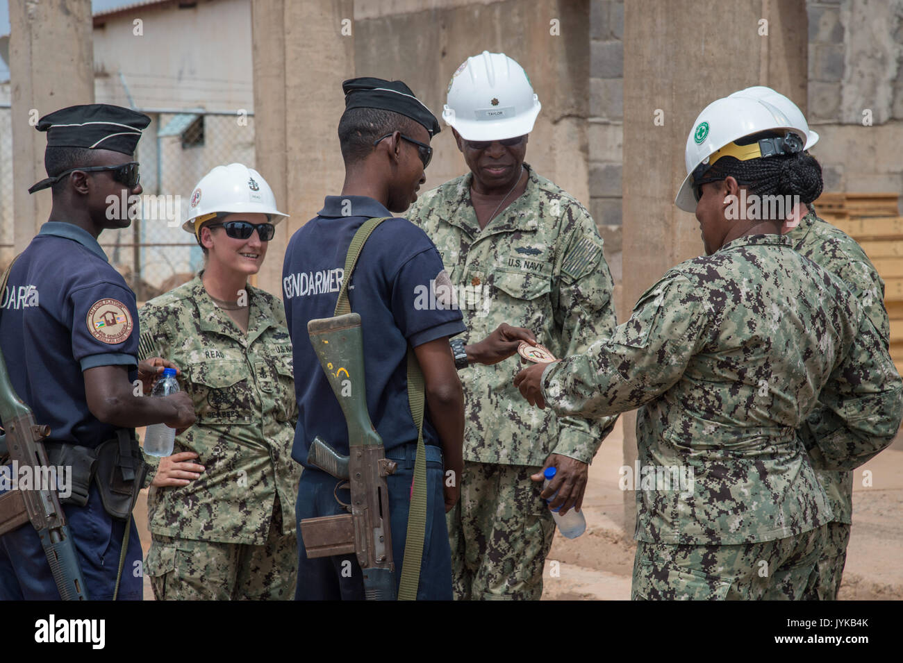 U.S. Navy Seabees assigned to Combined Joint Task Force-Horn of Africa ...