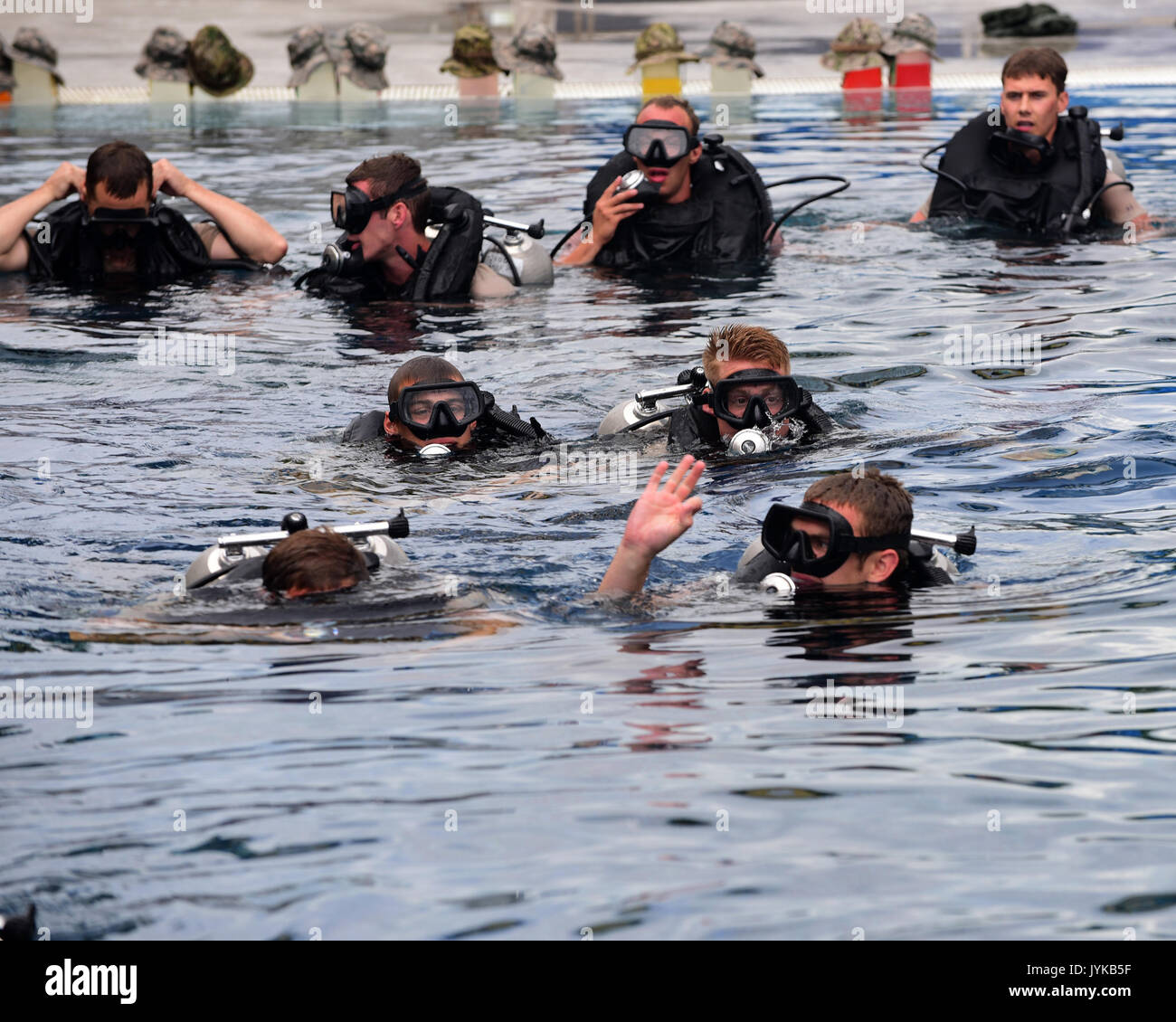U.S. Air Force diving students begin their training at Naval Support ...