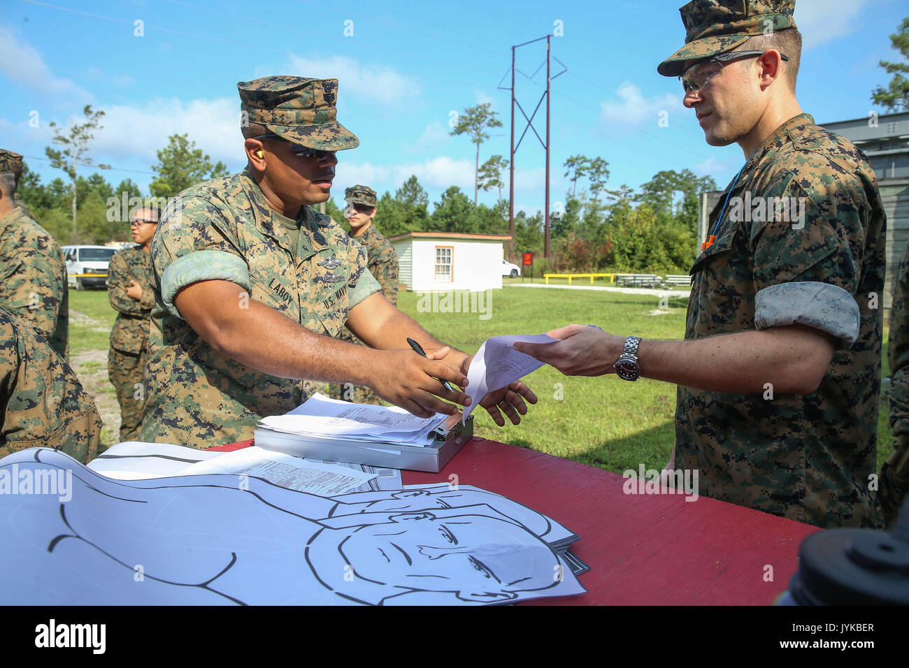 U.S. Navy Petty Officer 1st Class Hector F. Laboy, 2nd Dental Battalion ...