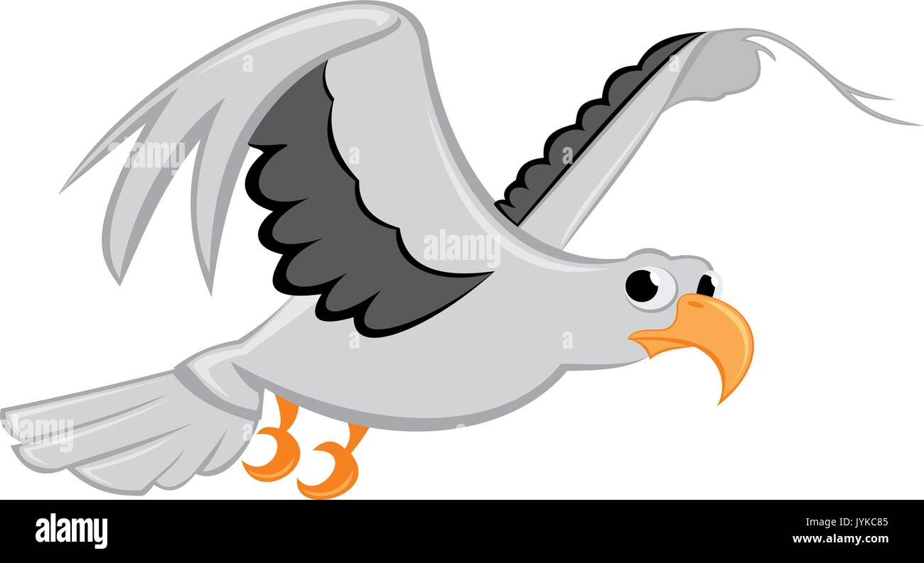 Flying bird illustration hi-res stock photography and images - Alamy