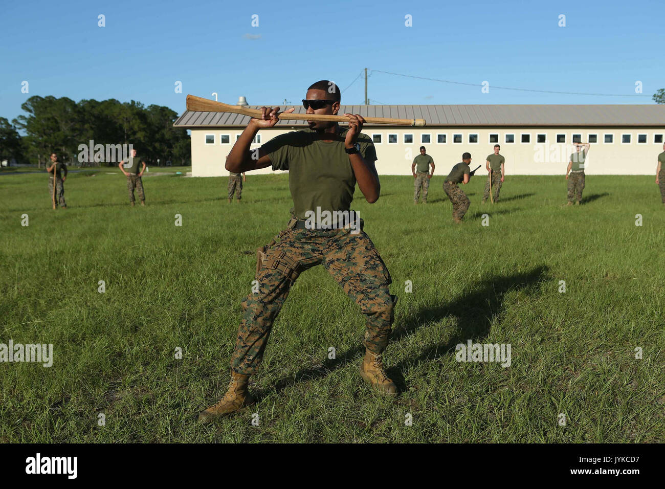 U.S. Marine Corps 2nd Lt. Christopher McNeil with 2nd Marine Logistics ...