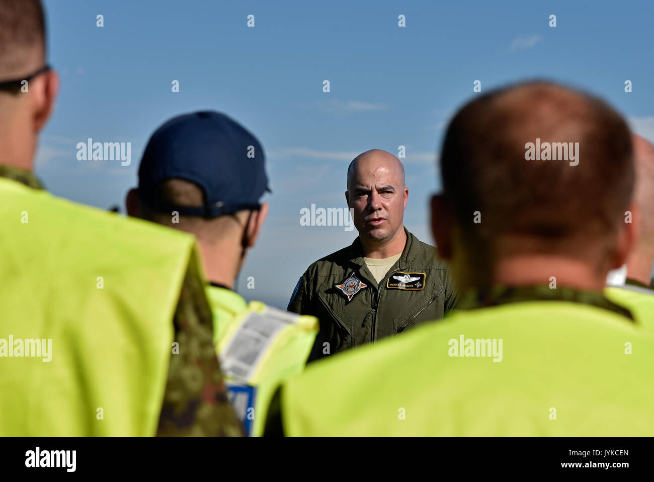 Air Force Lt. Col. Spencer Burkhalter, acting chief of the Office of ...