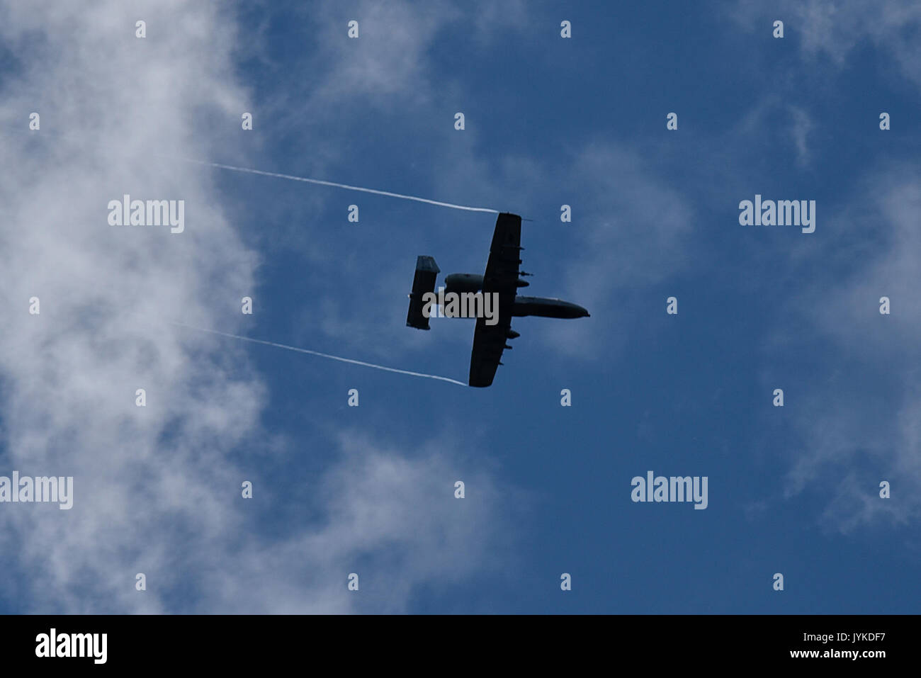 An A-10C Thunderbolt II aircraft participates in a training exercise ...
