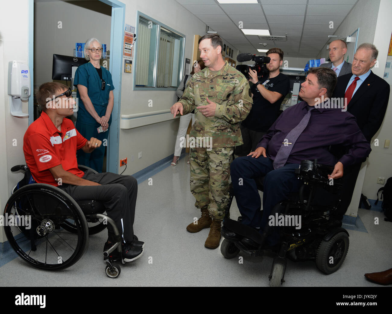 The commander of landstuhl regional medical center hi-res stock ...