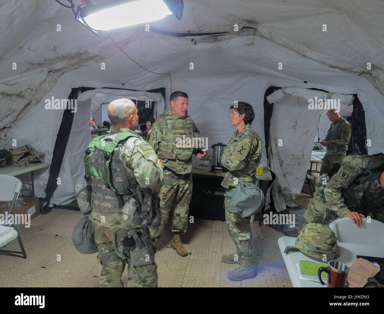 Maj. Gen. Mark Palzer commander of the 79th SSC visits with ‎Brig. Gen ...