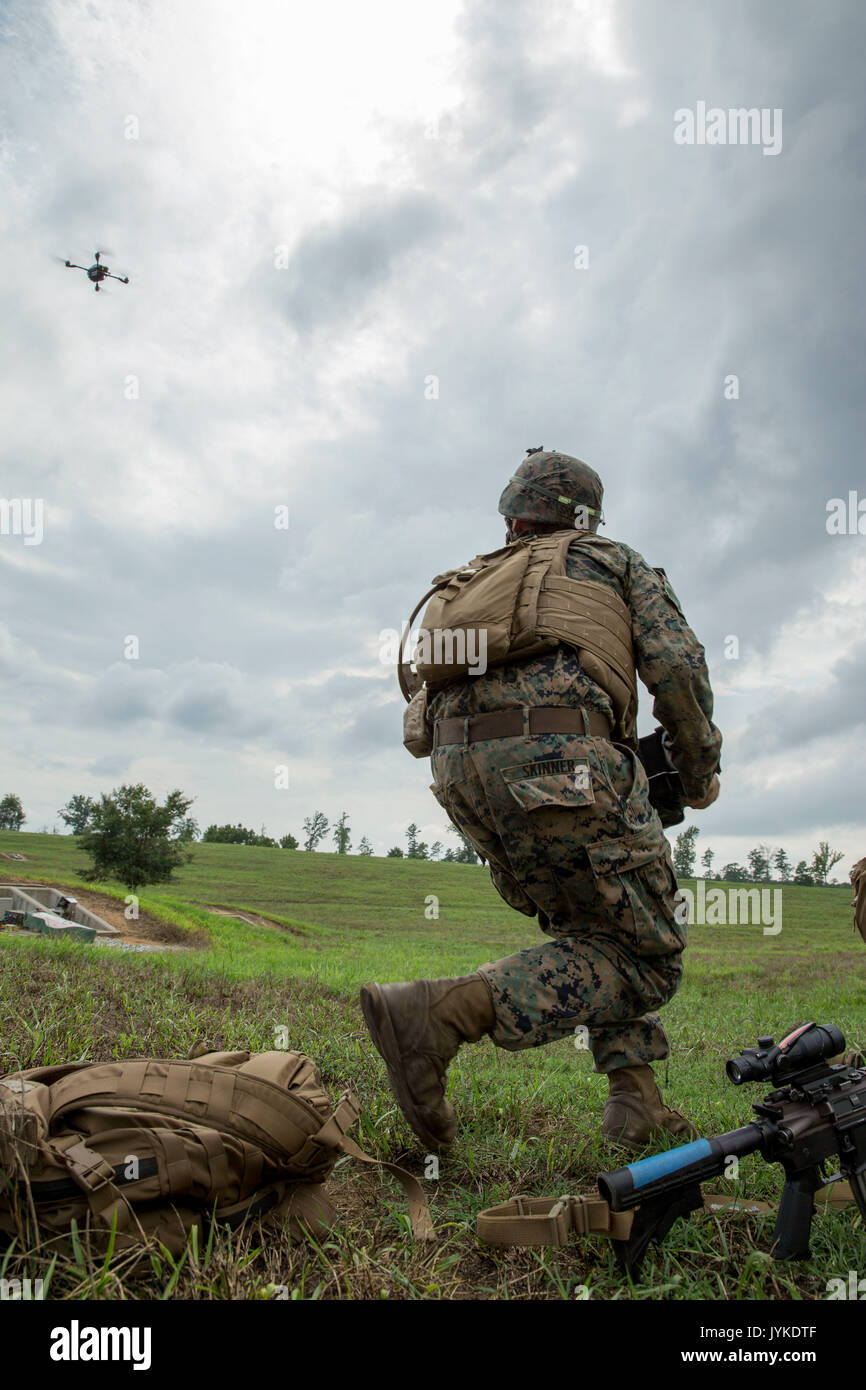 U.S. Marine Corps Lance Cpl. Ryan Skinner, assistant patrol leader ...