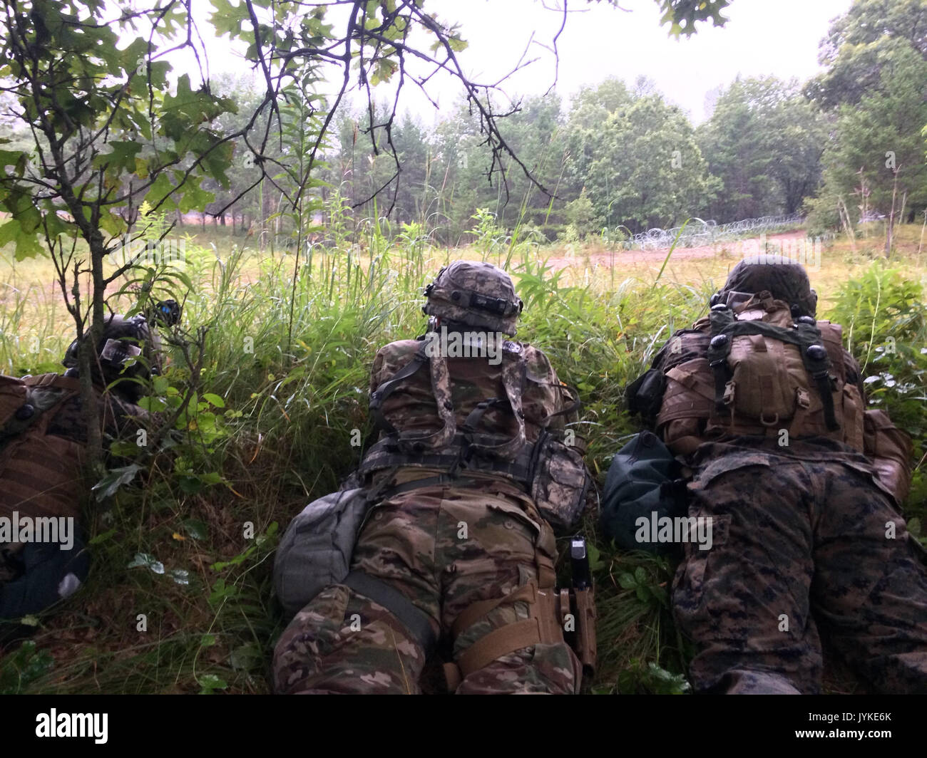 Marines from the 4th MEB and soldiers from the 654th set in ambush for ...