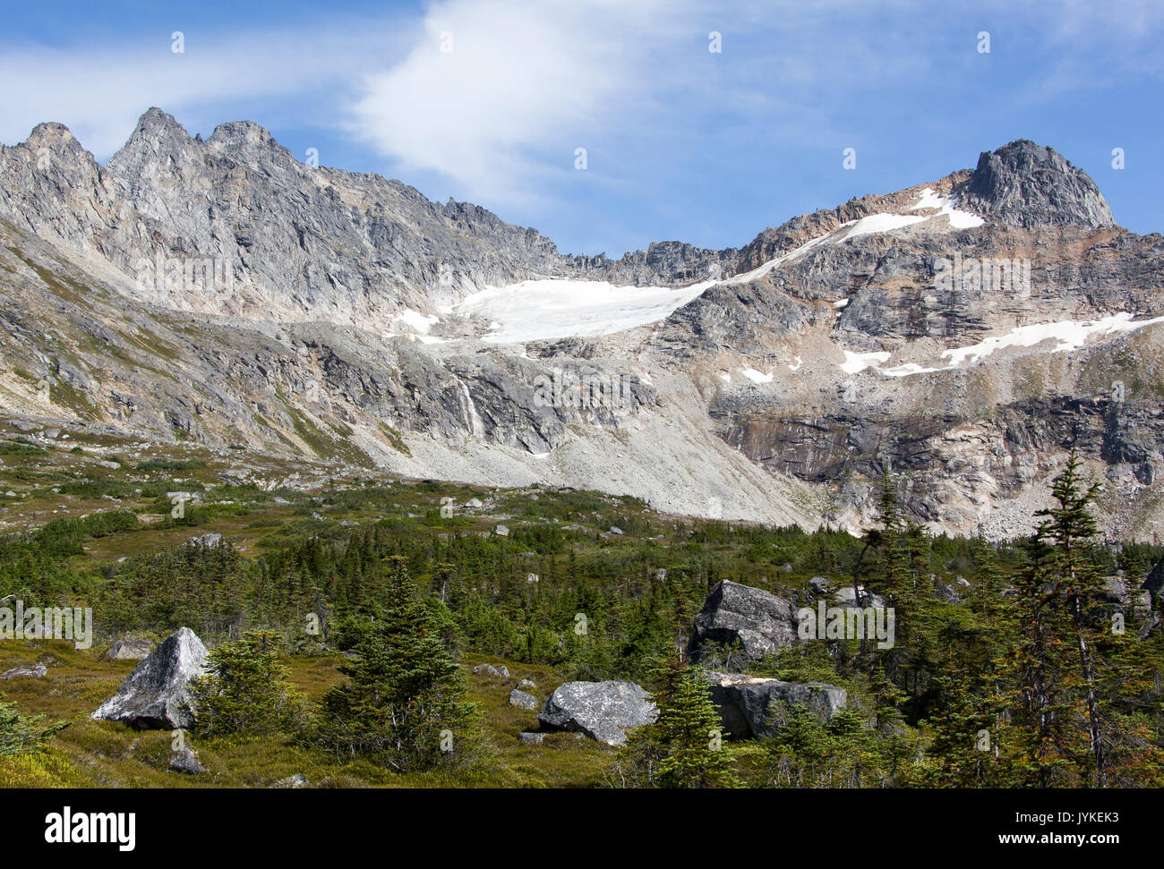 The scenic view of Devil's Punchbowl landscape over one kilometer above ...