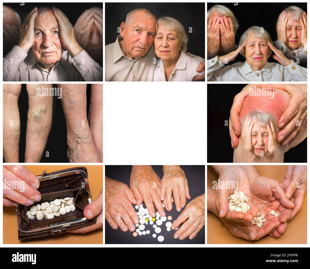 Sick people collage hi-res stock photography and images - Alamy
