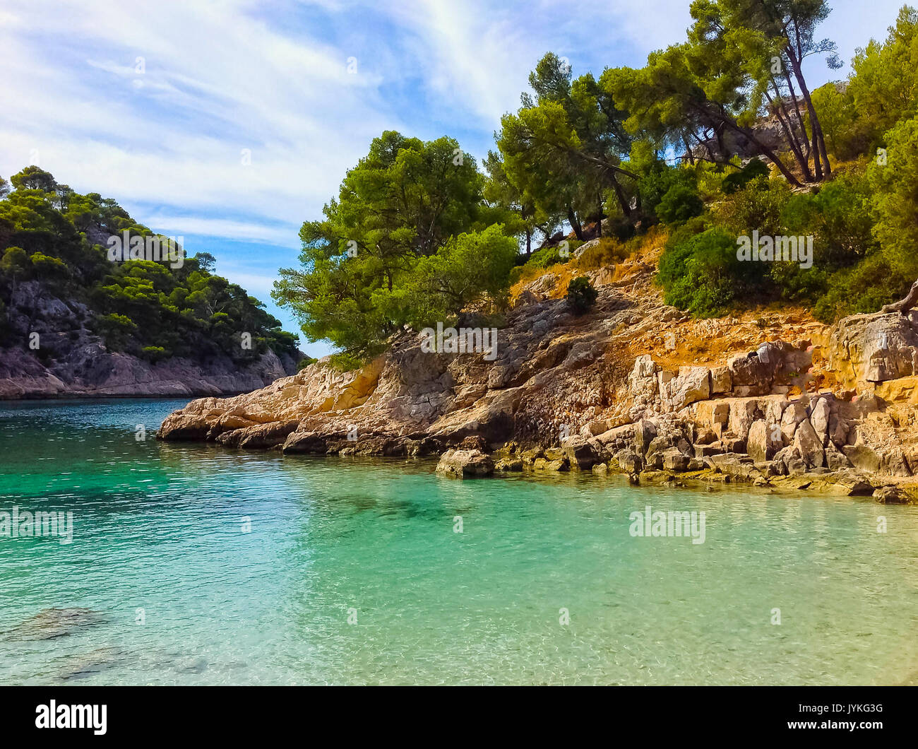 Calanque between Marseille and Cassis, Provence, France Stock Photo - Alamy