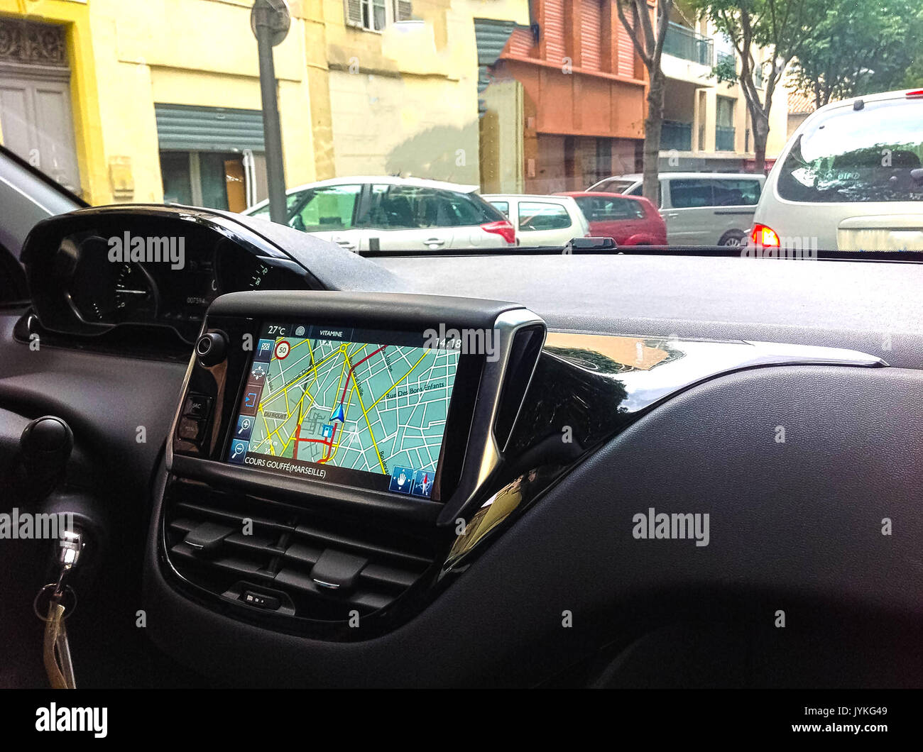 Navigation System In Car Stock Photo Alamy navigation-system-in-car-stock-photo-alamy