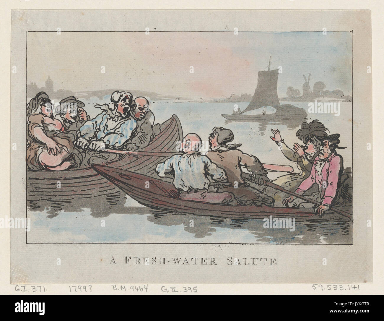 A Fresh Water Salute MET DP872777 Stock Photo - Alamy