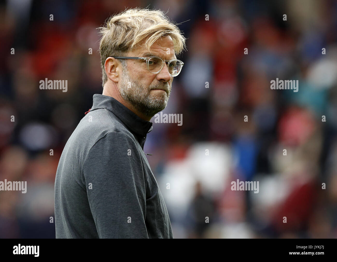 Liverpool manager Jurgen Klopp during the Premier League match at ...