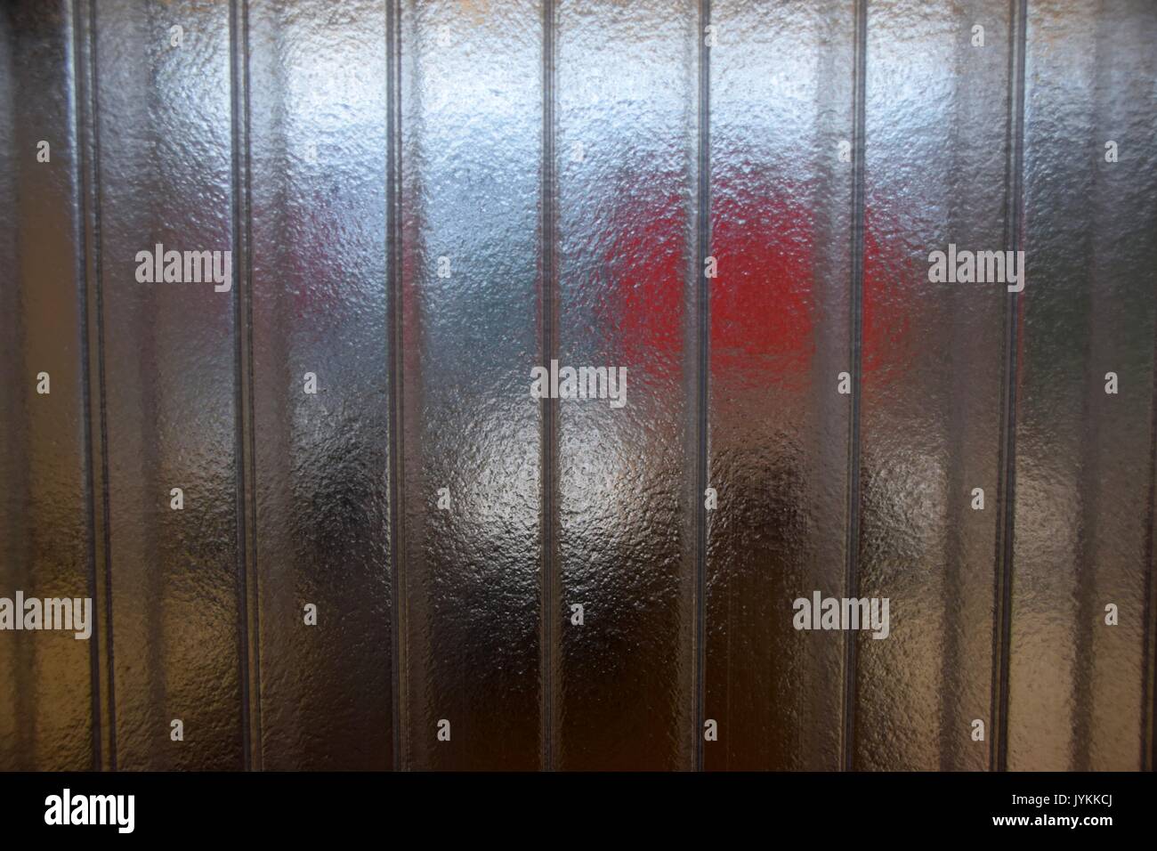 clear plastic Partition wall with reflections, translucent wall ...