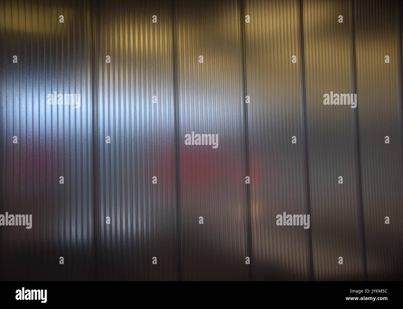 clear plastic Partition wall with reflections, translucent wall ...