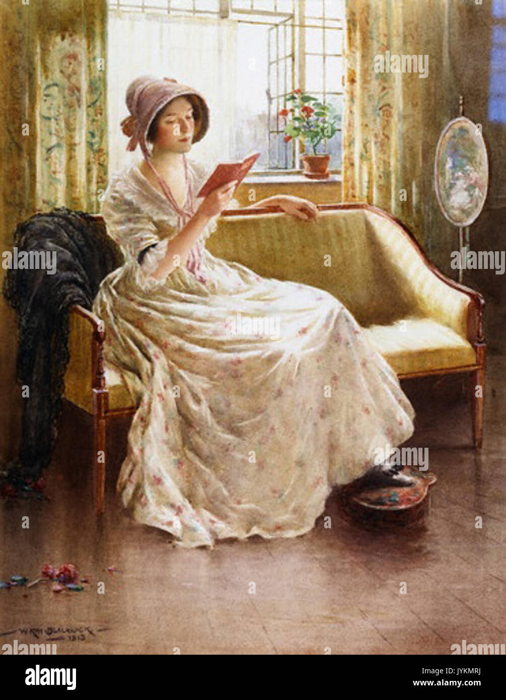 A Quiet Read by William Kay Blacklock Stock Photo - Alamy