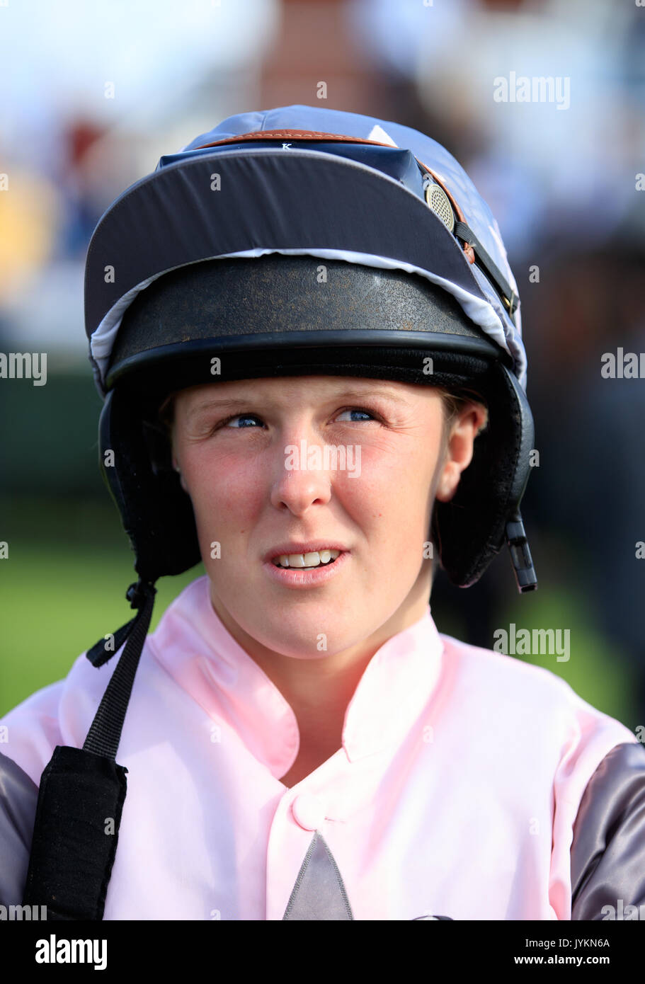 Jockey E. MacKenzie at Newbury Racecourse. PRESS ASSOCIATION Photo ...